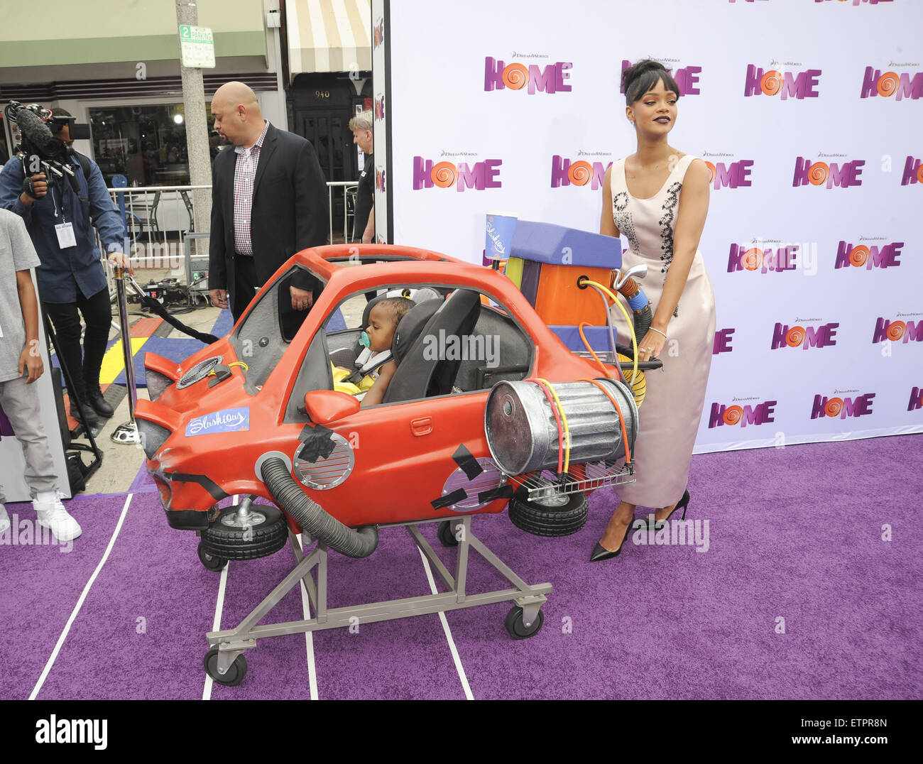 Film Premiere of Home Featuring: Rihanna Where: Los Angeles, California ...