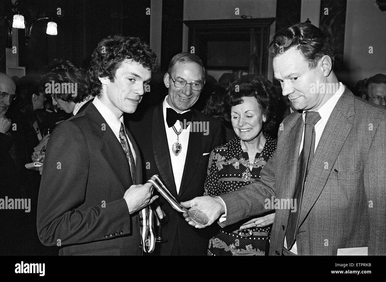 Olympic skating champion John Curry is honoured at a civic reception in ...