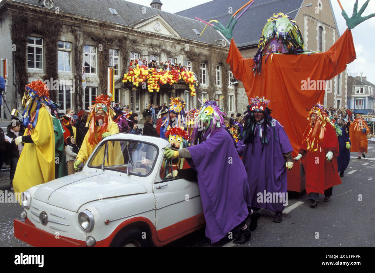 BEL, Belgium, Eastbelgium, Eupen, carnival, carnival monday, the town ...