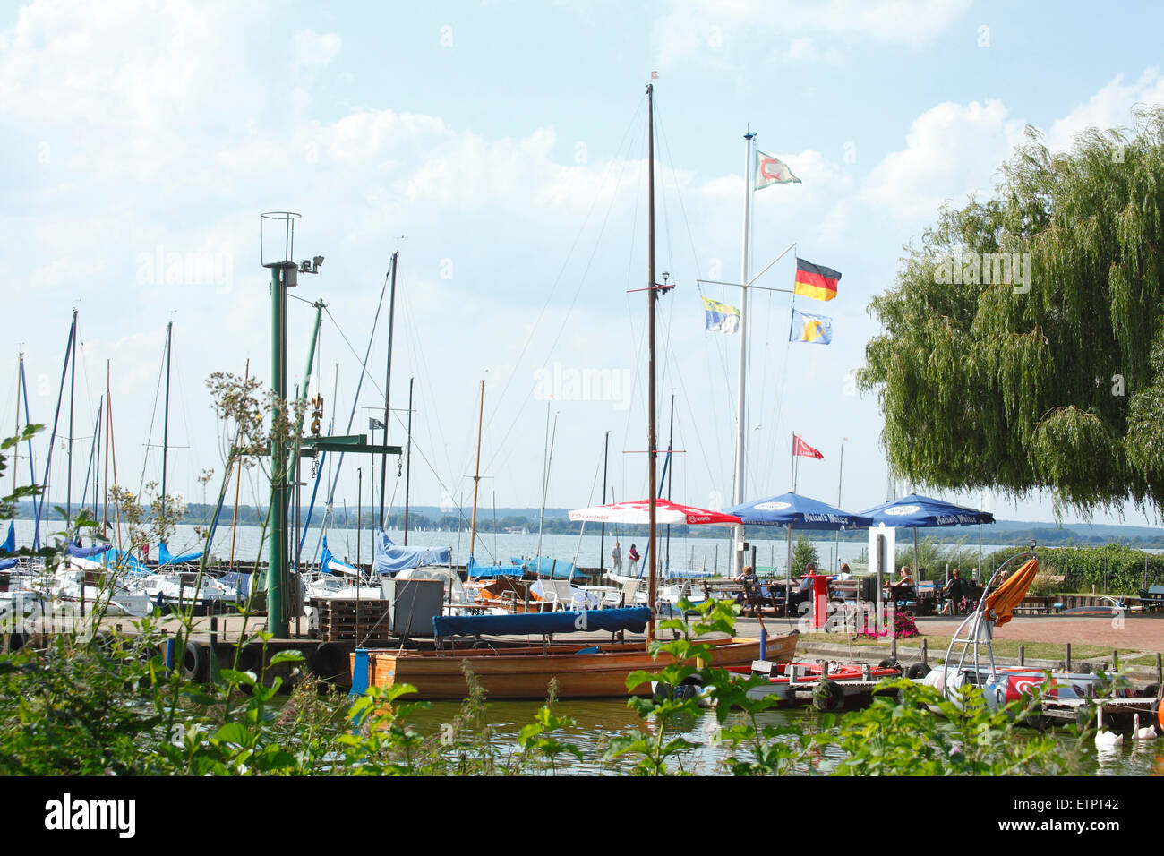 Lembruch, marina at Dümmersee Stock Photo - Alamy