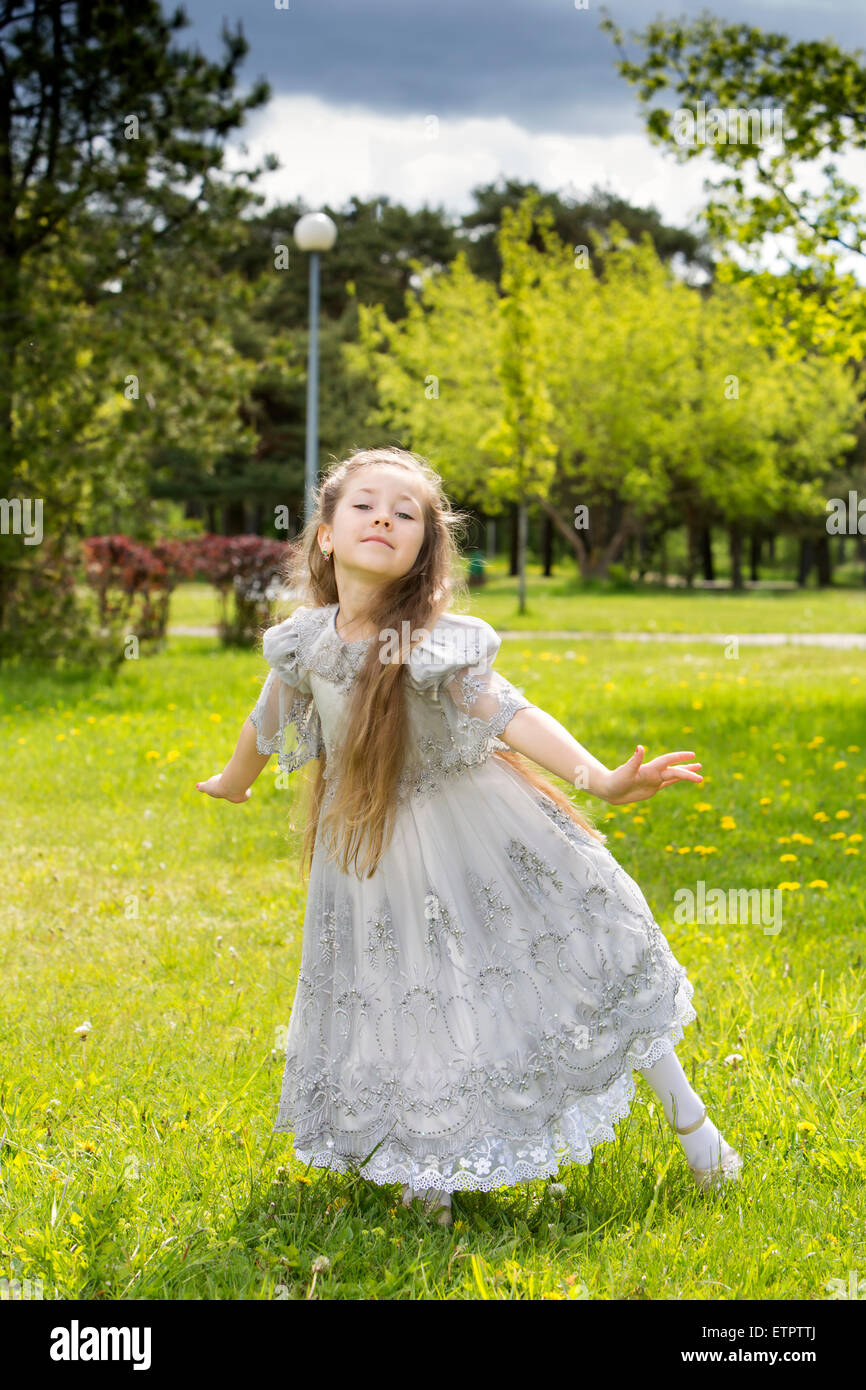 Self-confident romantic girl acts like a princess Stock Photo - Alamy