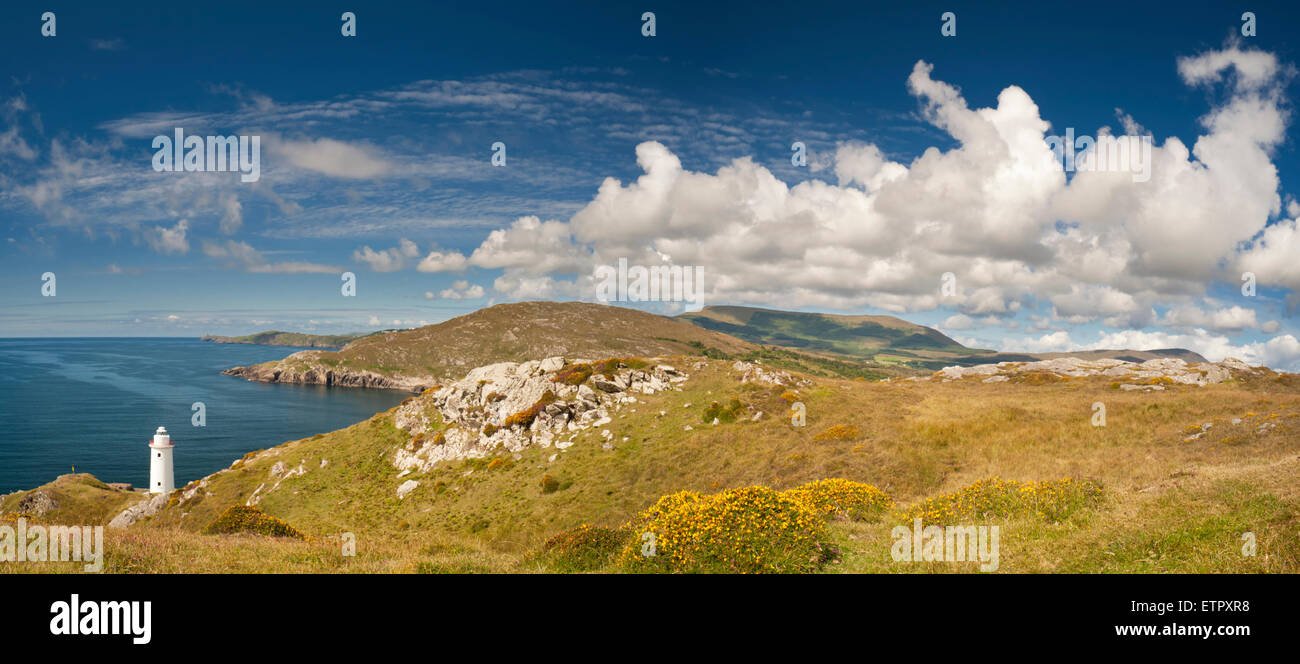 Panorama of the west end of Bere Island at the mouth of Bantry Bay and ...