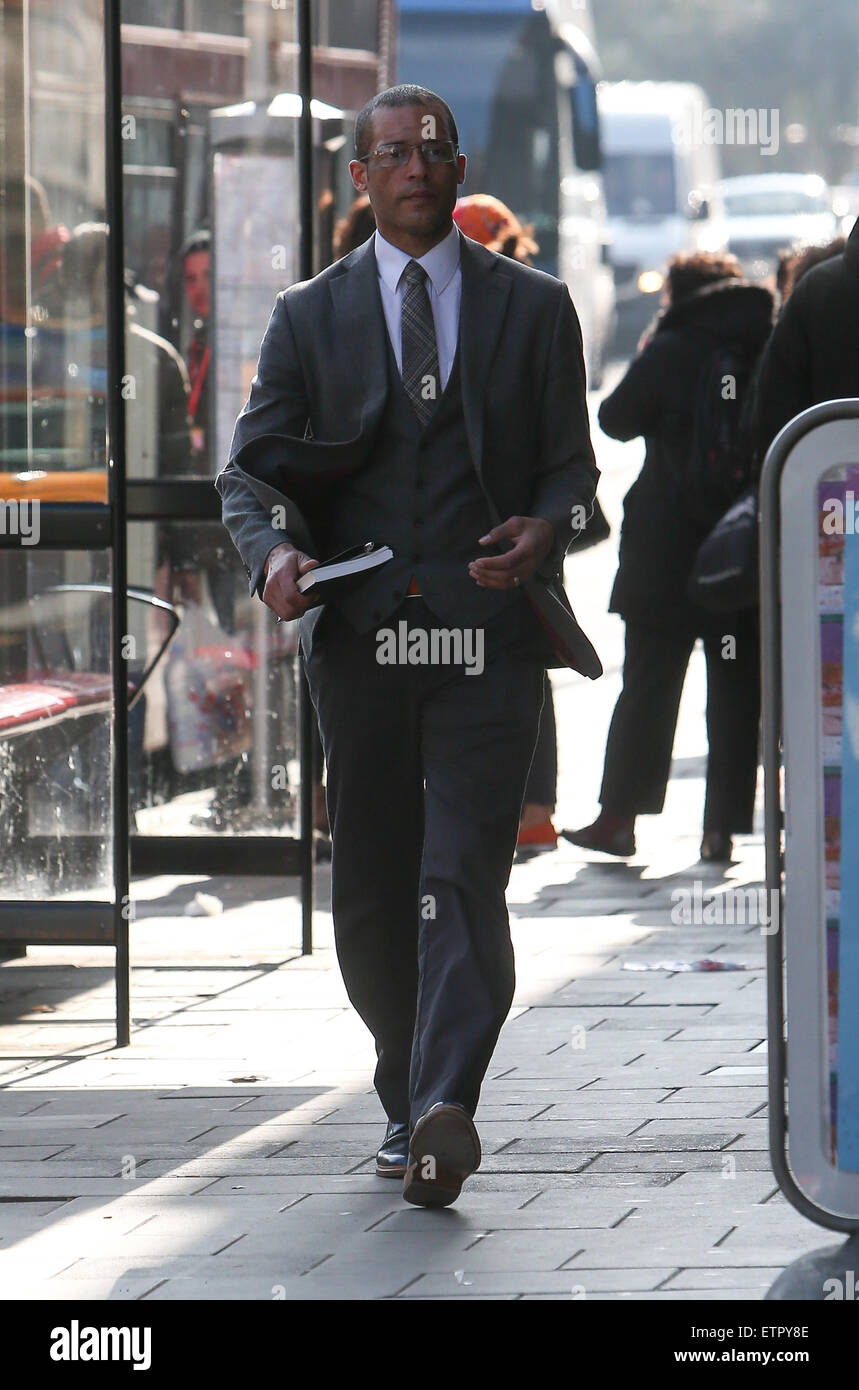 Clarke Carlisle arrives at Highbury magistrates on a drink driving ...