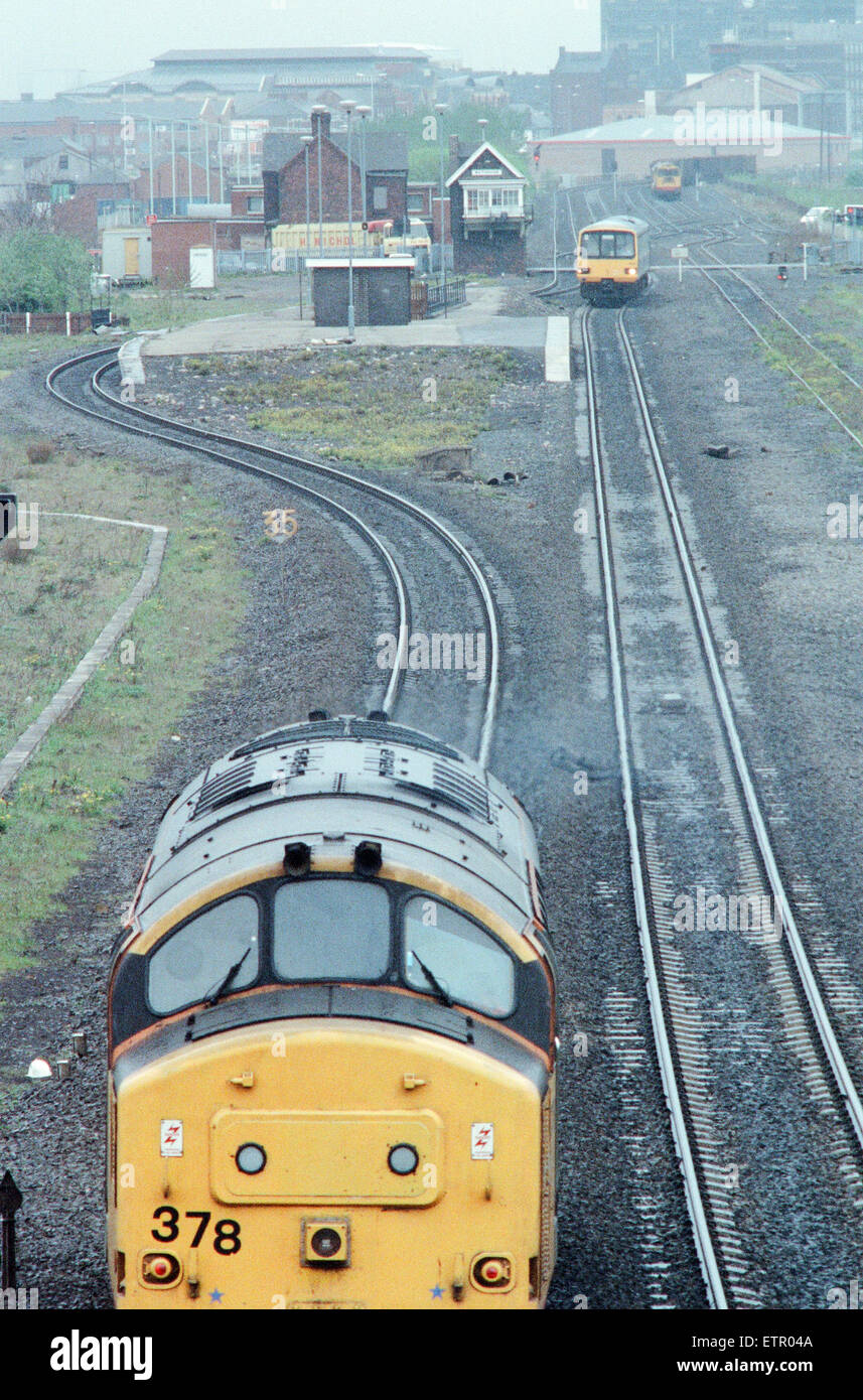 Middlesbrough Railway Lines running next to Cargo Fleet Road ...