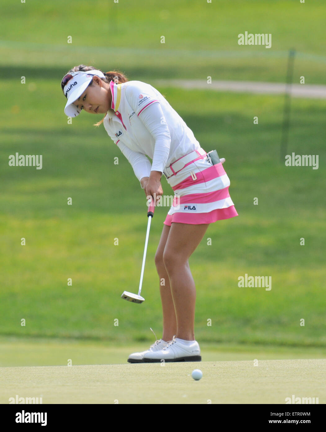 Jenny Shin in action during the KPMG Women's PGA Championship at ...