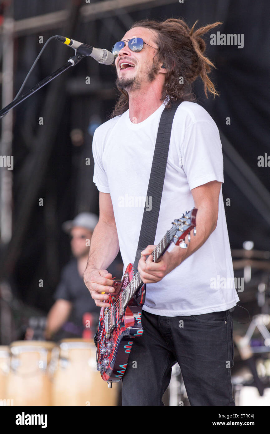 June 12, 2015 - Manchester, Tennessee, U.S - Musician JACOB HEMPHILL of ...