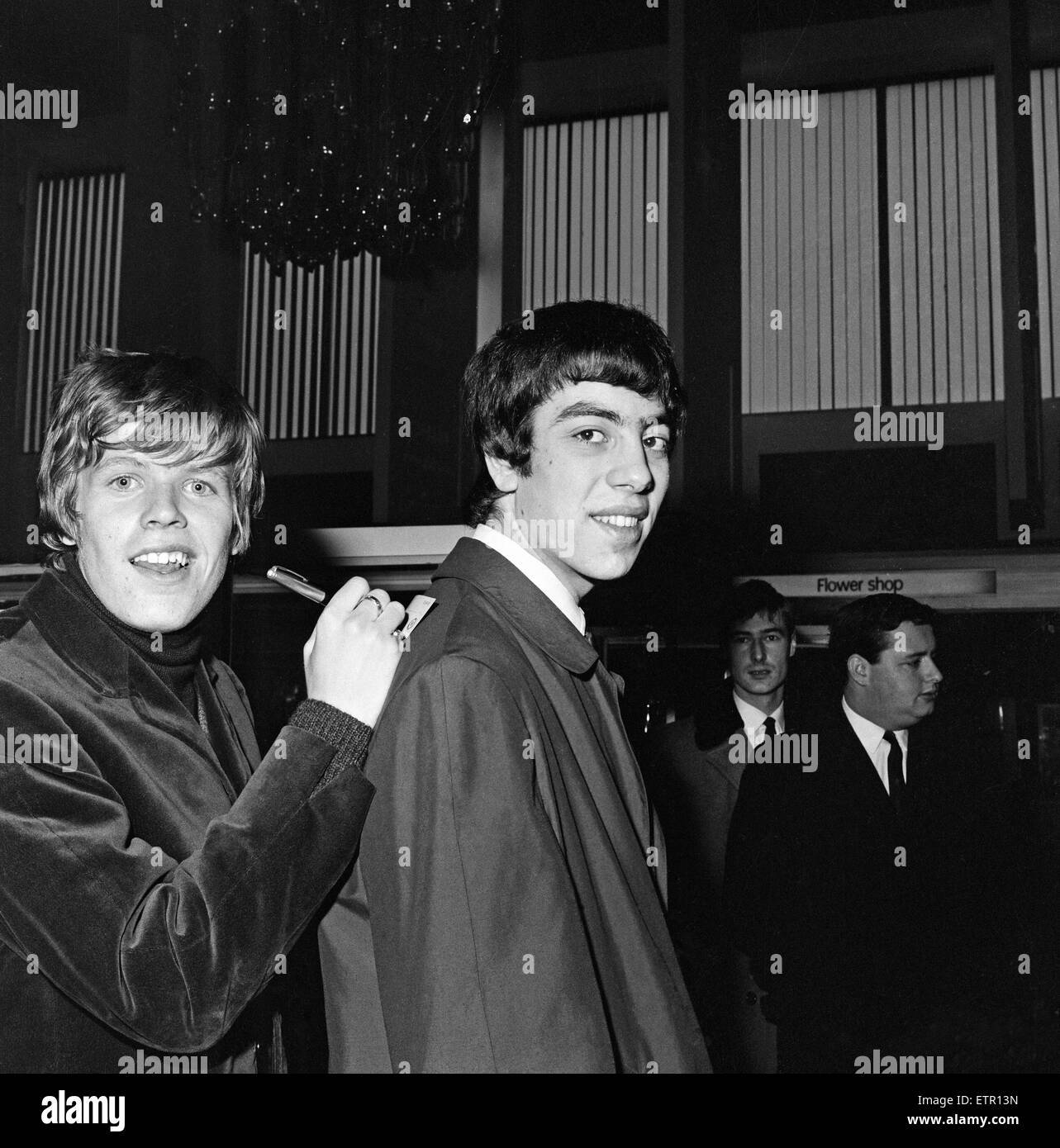 Peter Noone, lead singer of British pop group Herman Hermits, pictured ...