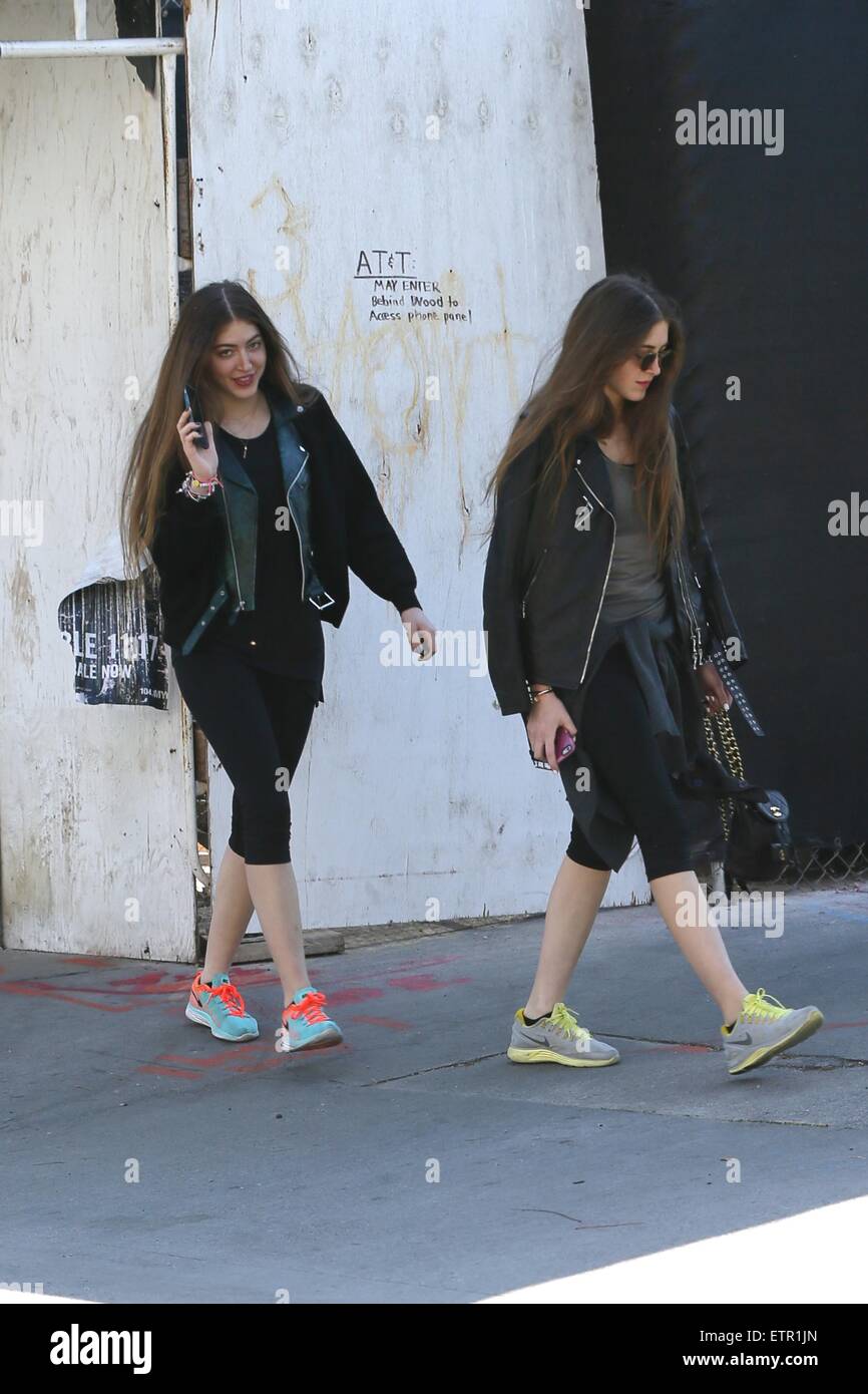 HAIM rock group out shopping in West Hollywood Featuring: HAIM Where ...
