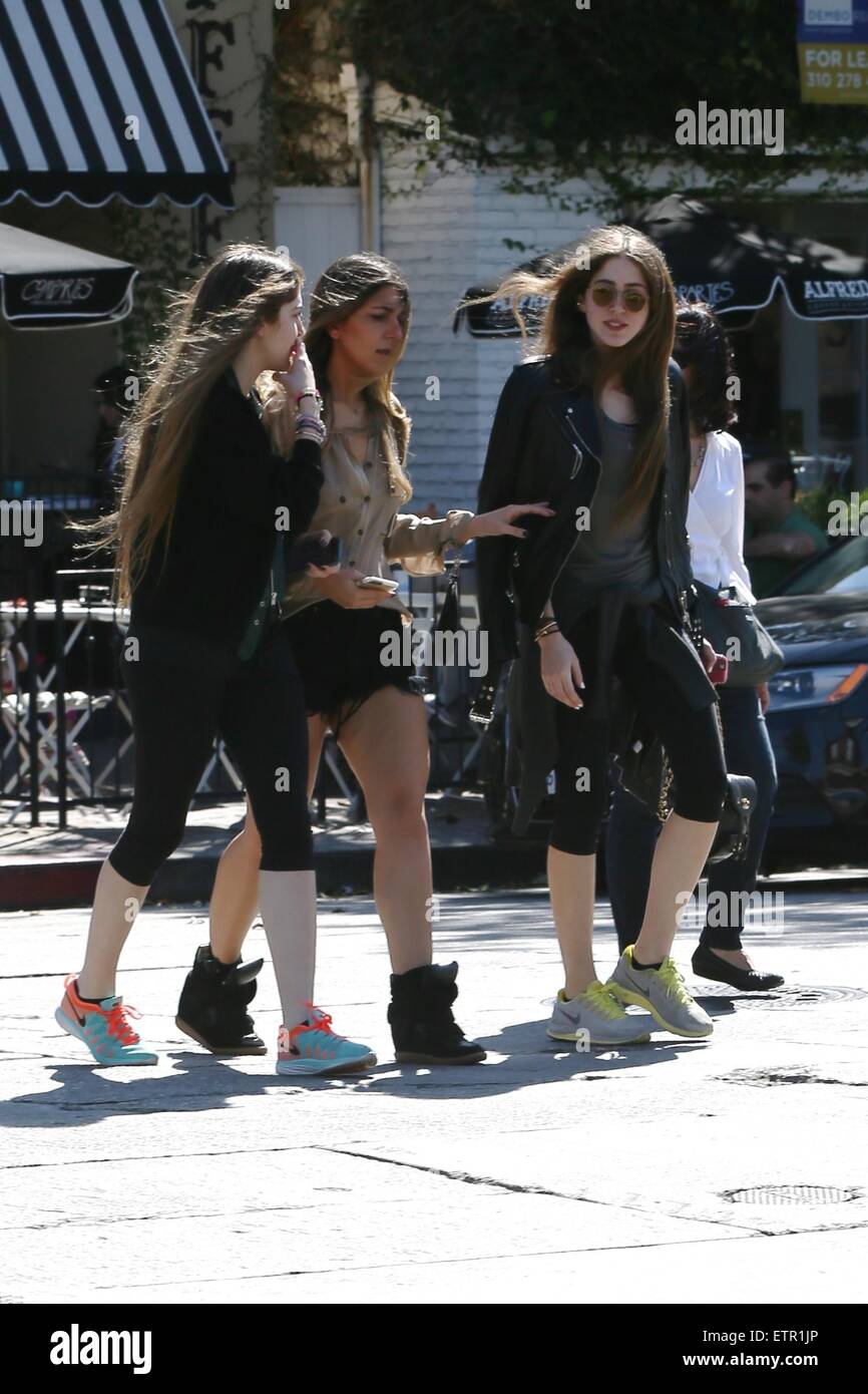 HAIM rock group out shopping in West Hollywood Featuring: HAIM Where ...