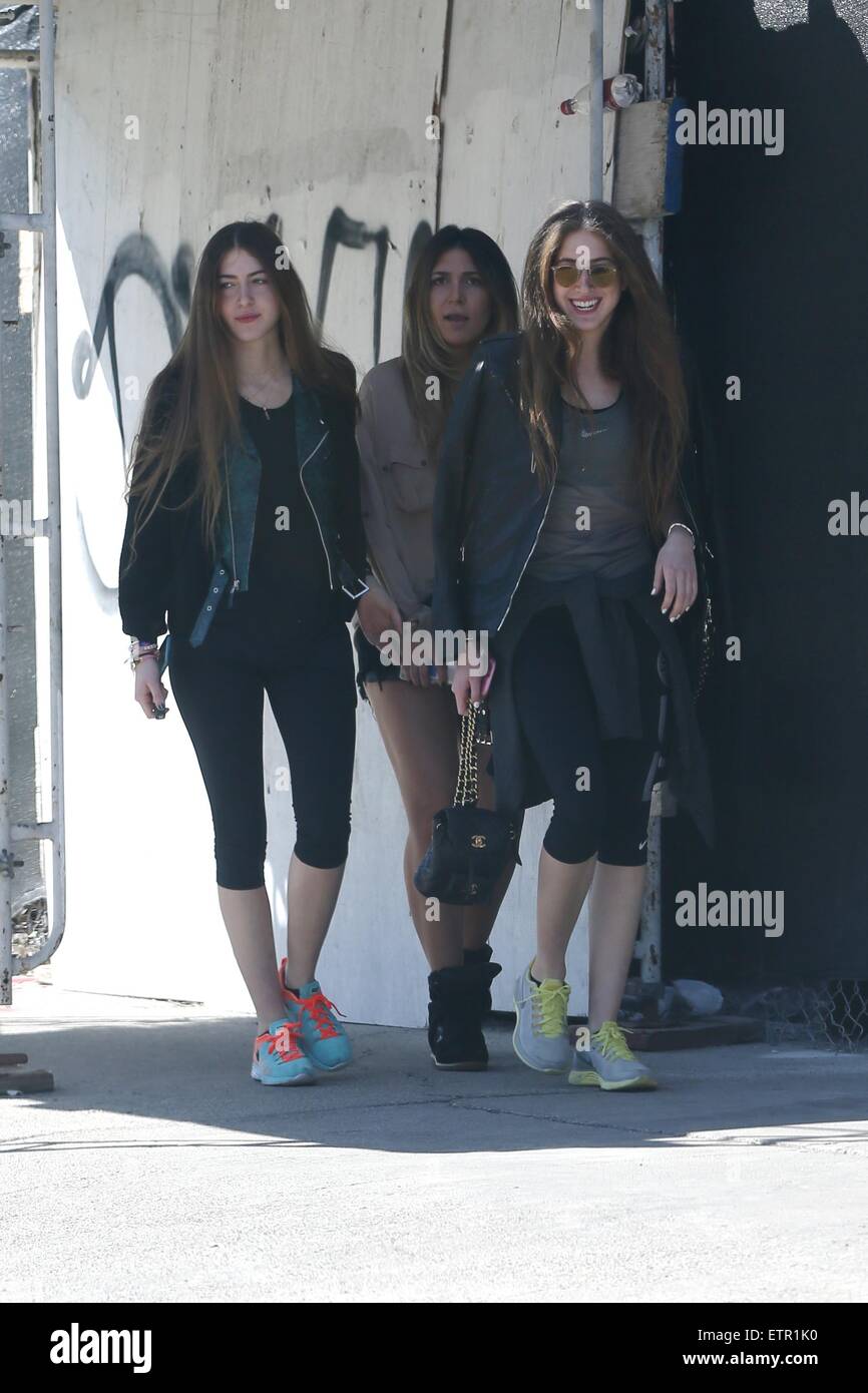 HAIM rock group out shopping in West Hollywood Featuring: HAIM Where ...