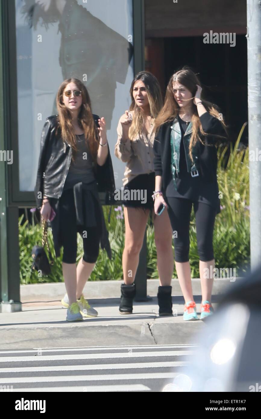 HAIM rock group out shopping in West Hollywood Featuring: HAIM Where ...