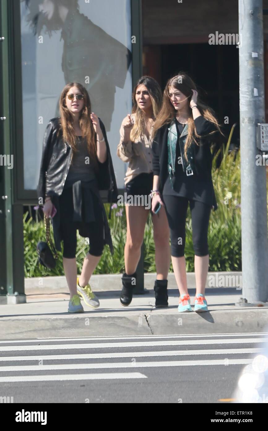 HAIM rock group out shopping in West Hollywood Featuring: HAIM Where ...