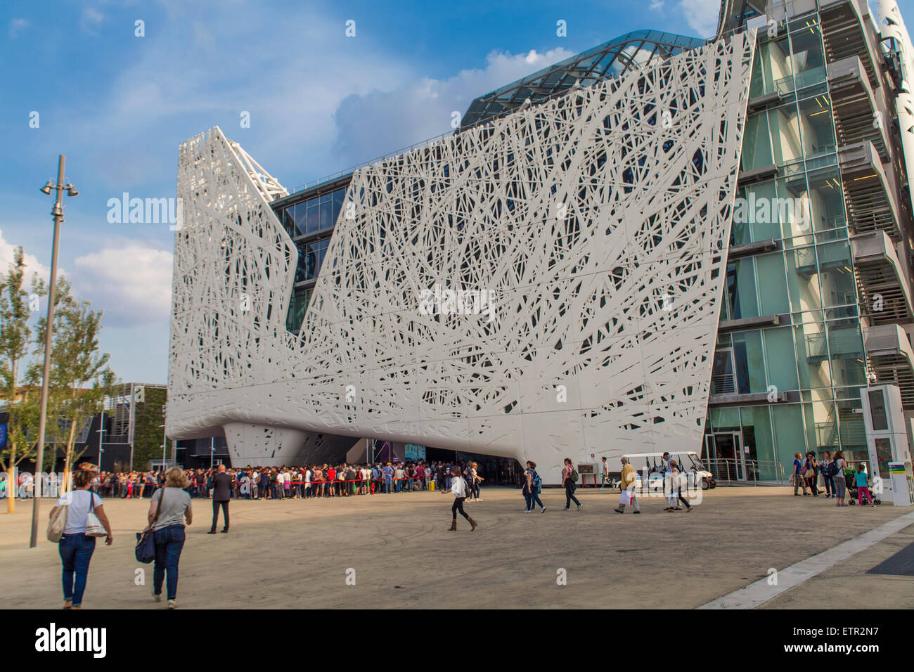 Italian Pavilion at EXPO 2015 in Milan, Italy Stock Photo - Alamy