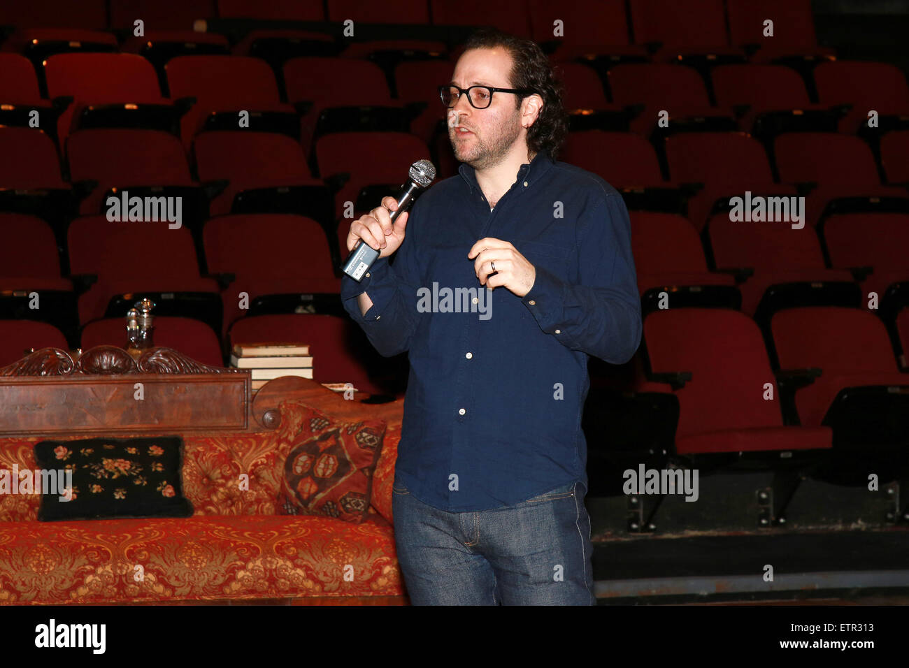 Media day for Broadway's Fun Home at the Circle In the Square Theatre ...