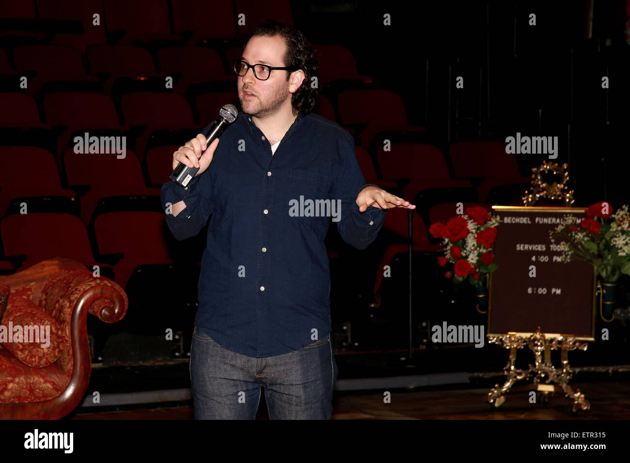 Media day for Broadway's Fun Home at the Circle In the Square Theatre ...