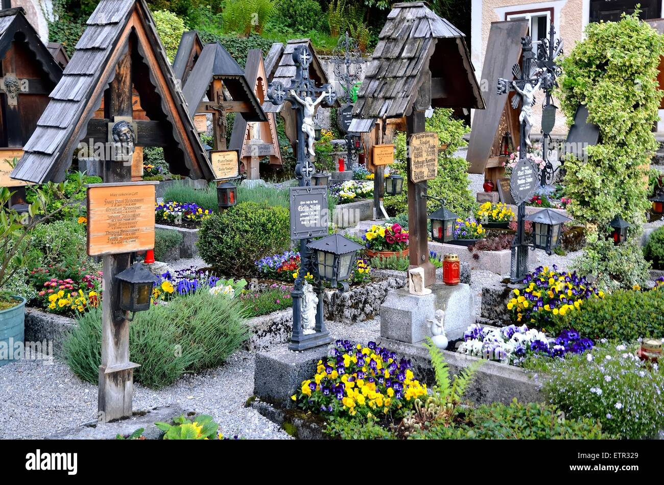 The cemetery of hallstatt hi-res stock photography and images - Alamy