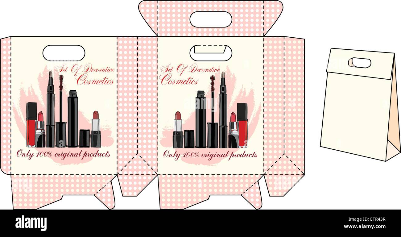 template bags for cosmetics Stock Vector Image & Art - Alamy