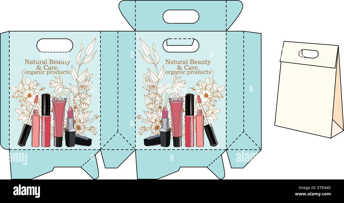 template bags for cosmetics Stock Vector Image & Art - Alamy