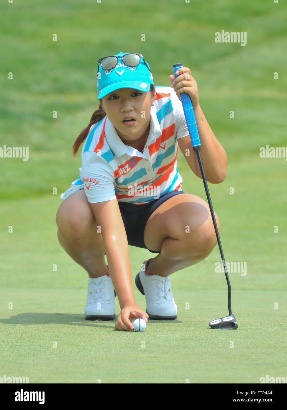 Lydia Ko in action during the KPMG Women's PGA Championship at ...