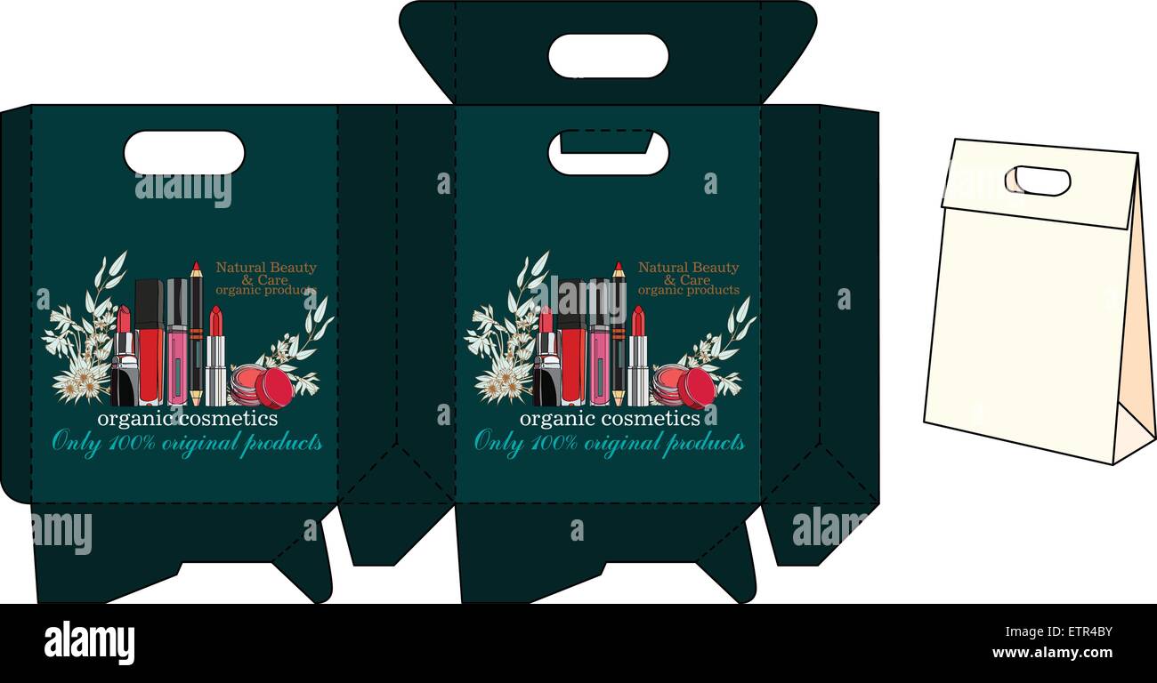 template bags for cosmetics Stock Vector Image & Art - Alamy
