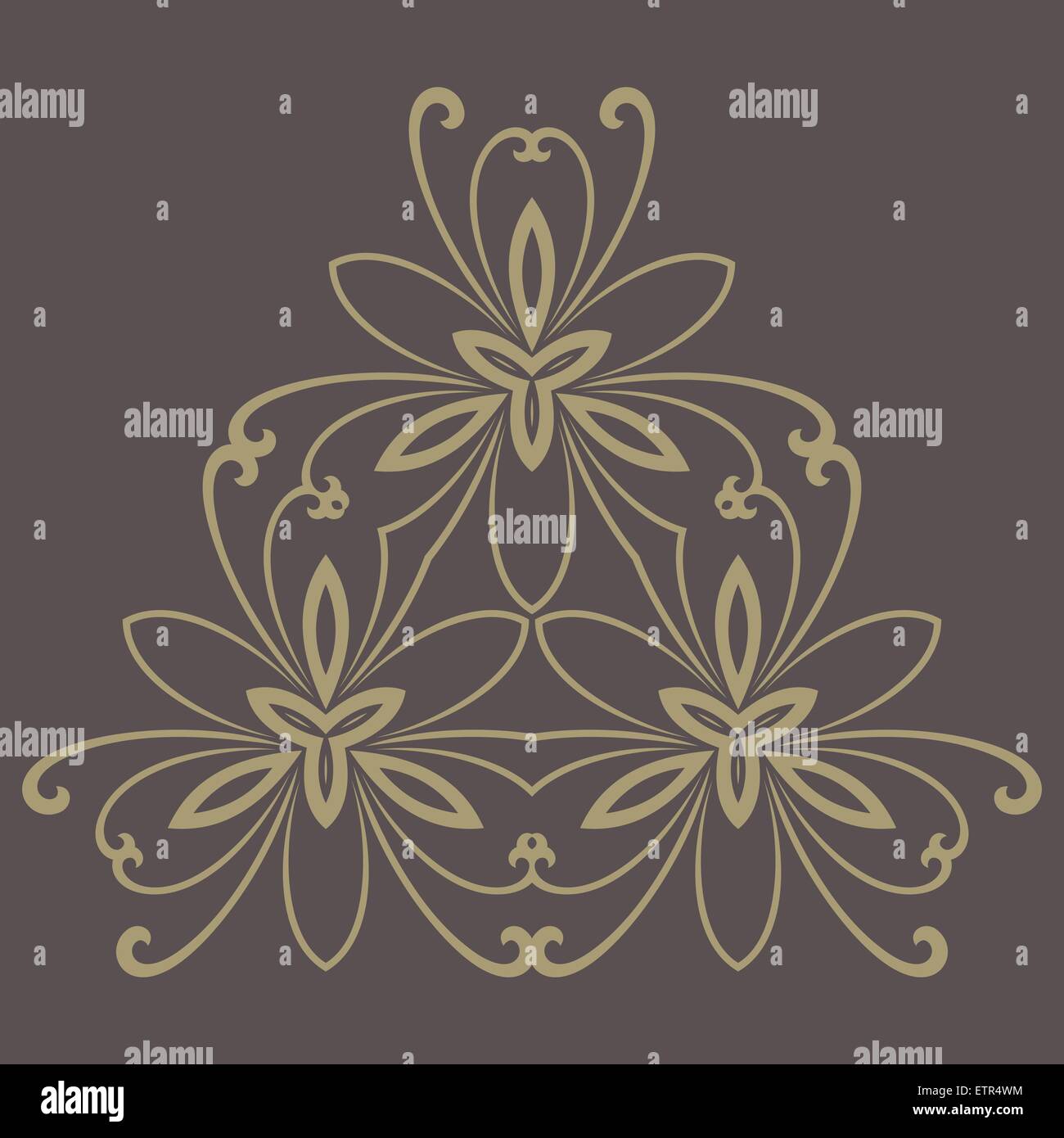 Damask Vector Orient Pattern Stock Vector Image & Art - Alamy