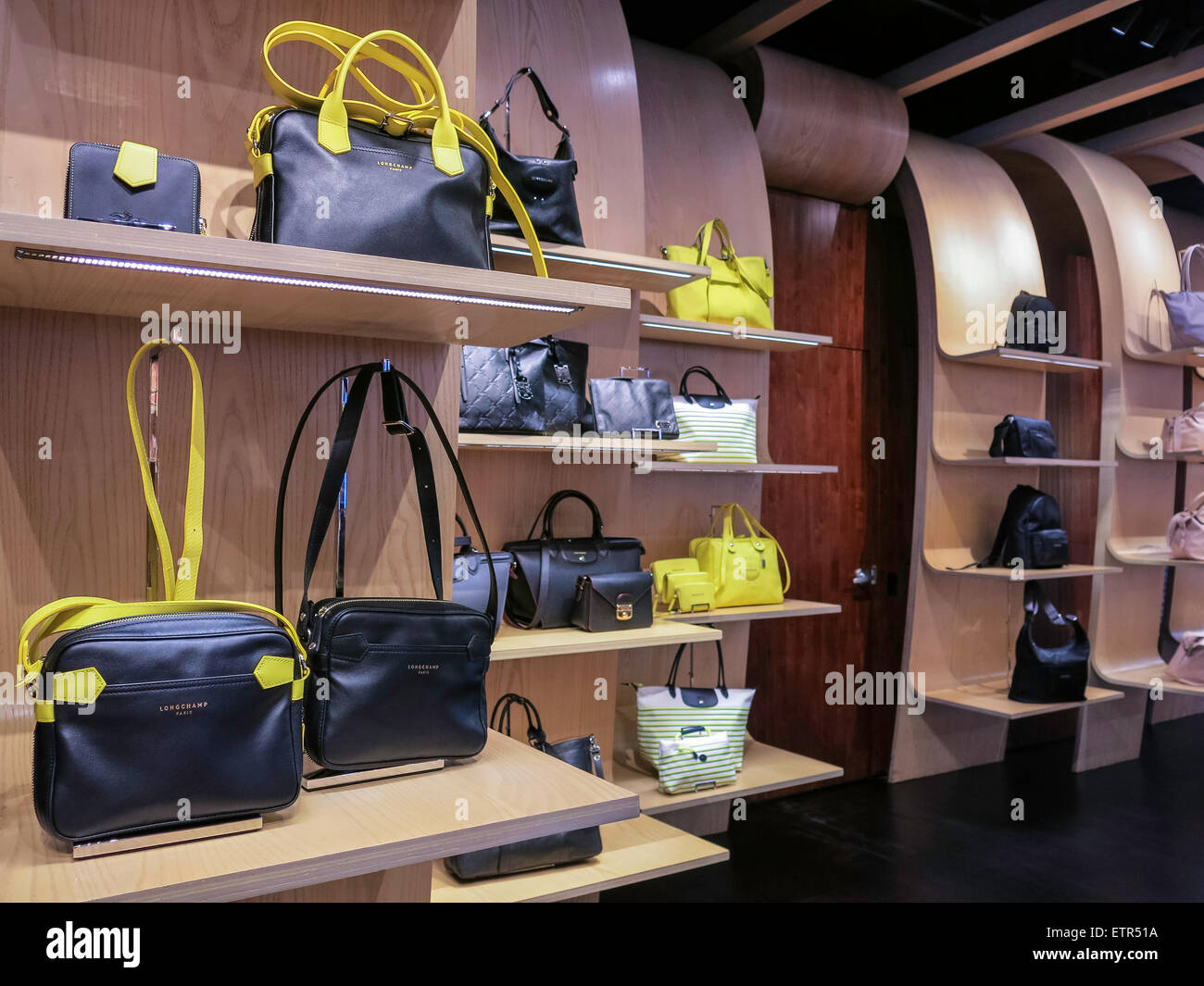 Longchamp store interior hi-res stock photography and images - Alamy