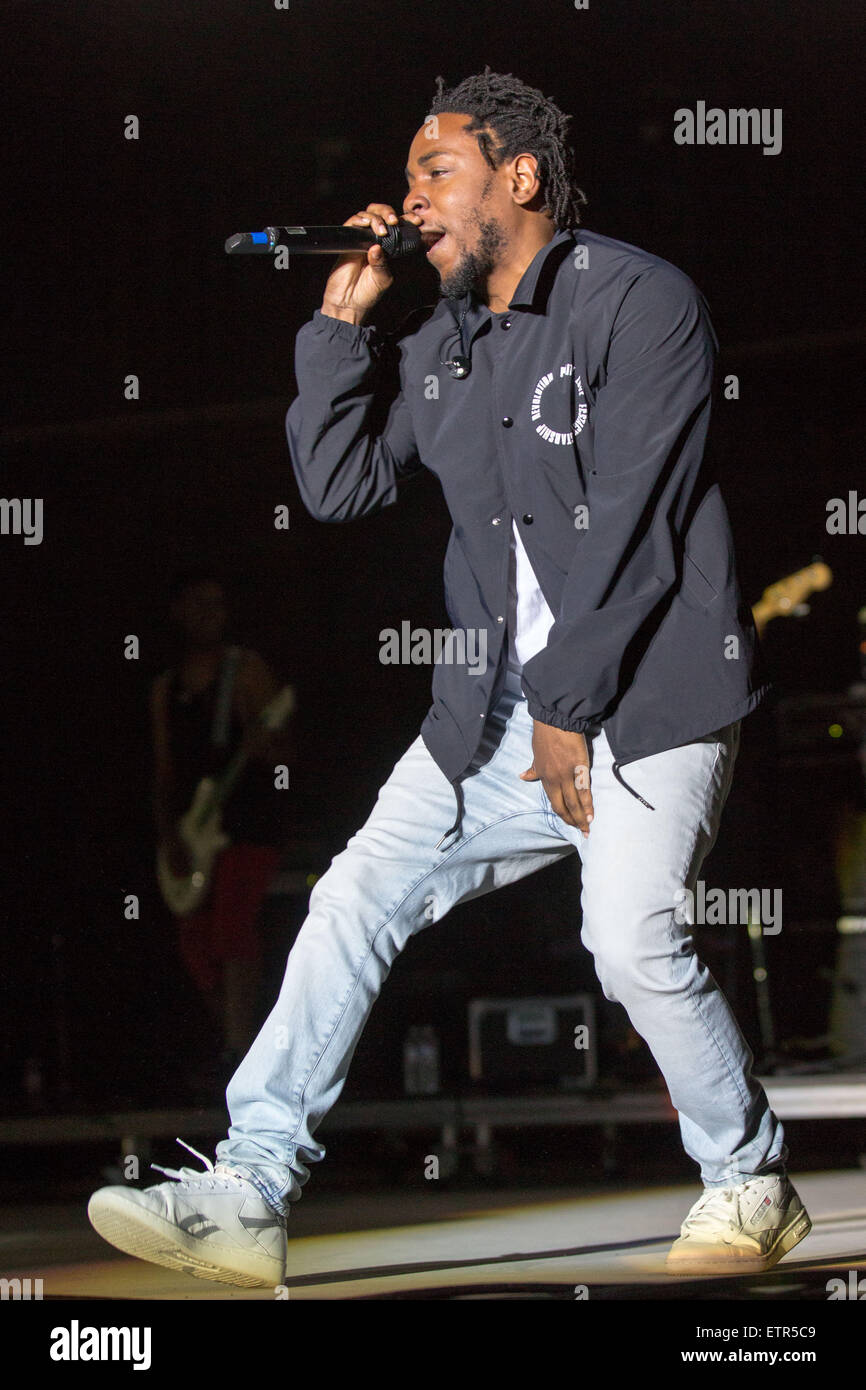 June 12, 2015 - Manchester, Tennessee, U.S - Rapper KENDRICK LAMAR ...