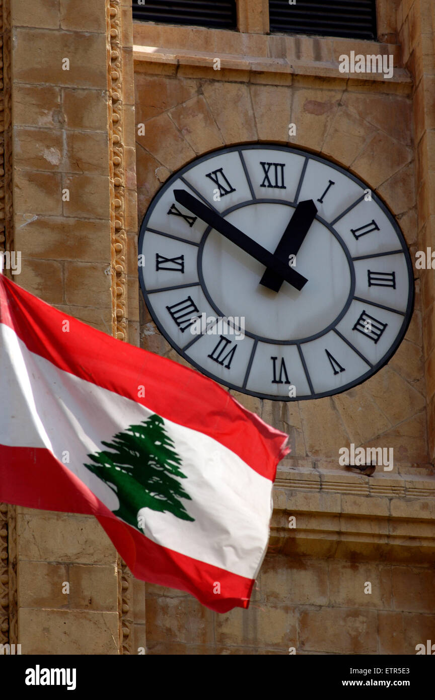 Lebanon reconstruction downtown beirut solidere hi-res stock ...