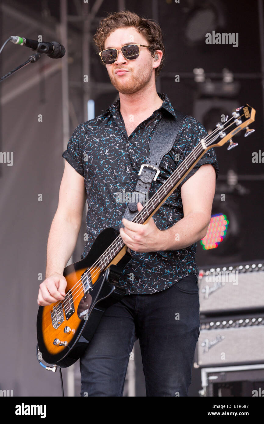 June 12, 2015 - Manchester, Tennessee, U.S - Musician MIKE KERR of ...