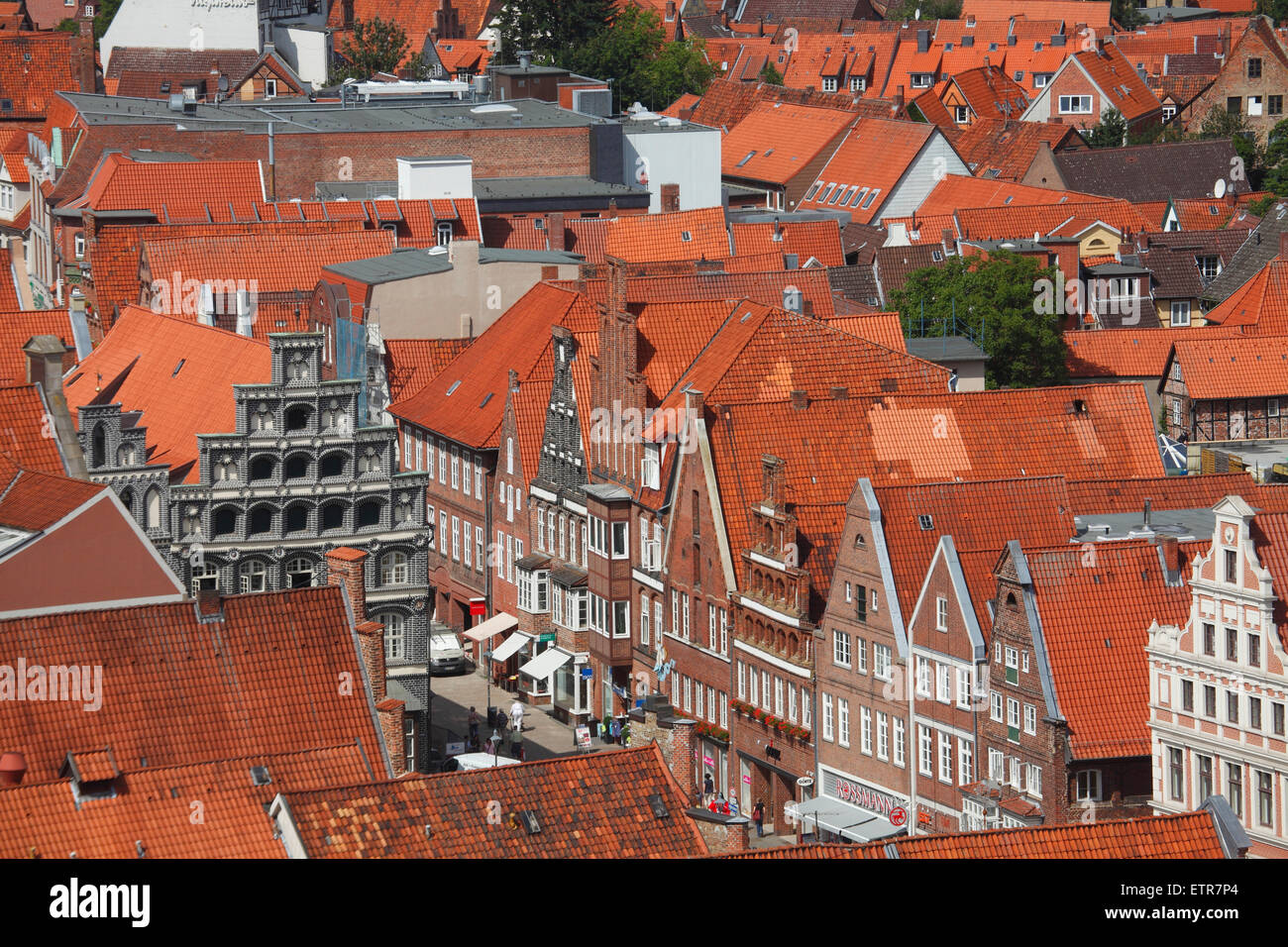 Luneburg, Old Town with 'Platz am Sande' Stock Photo - Alamy