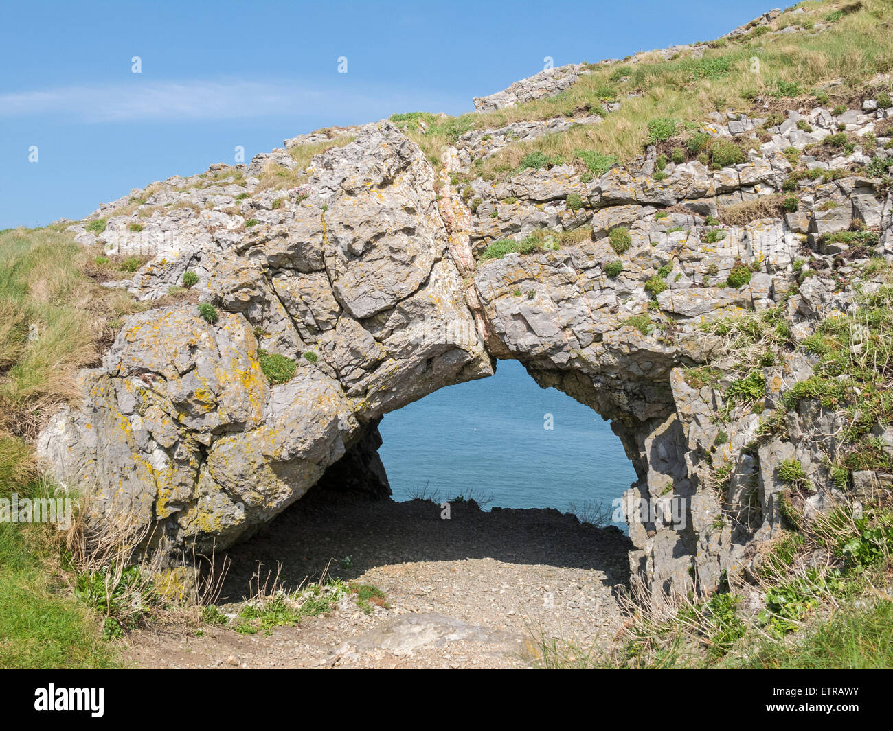 Gower cave hi-res stock photography and images - Alamy