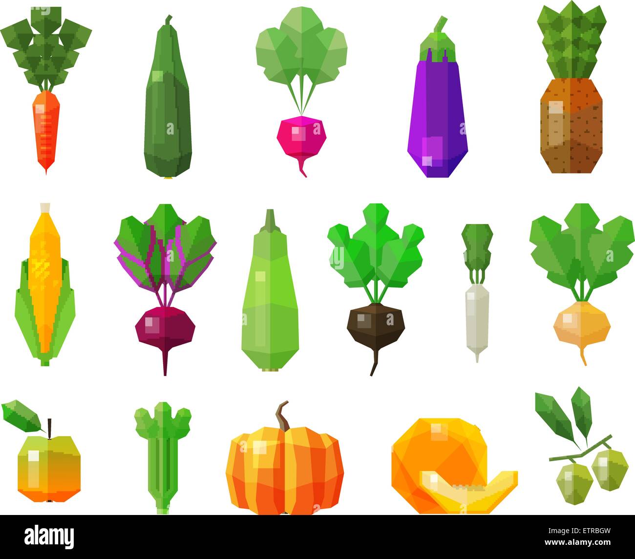 Calabash fruits Stock Vector Images - Alamy