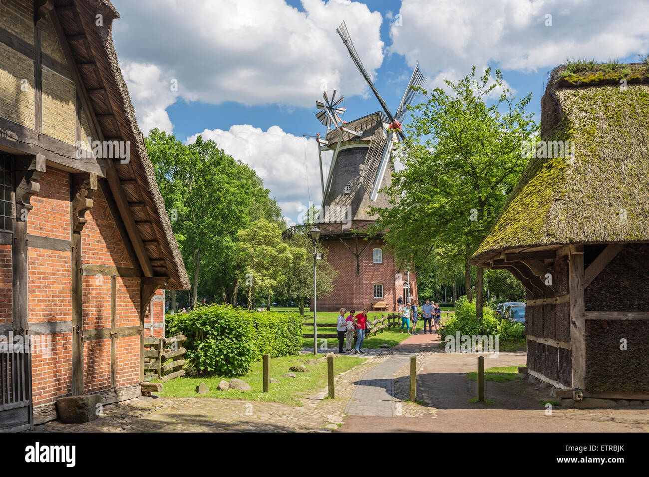 Ammerland open-air museum, smock mill in Bad Zwischenahn, Ammerland ...
