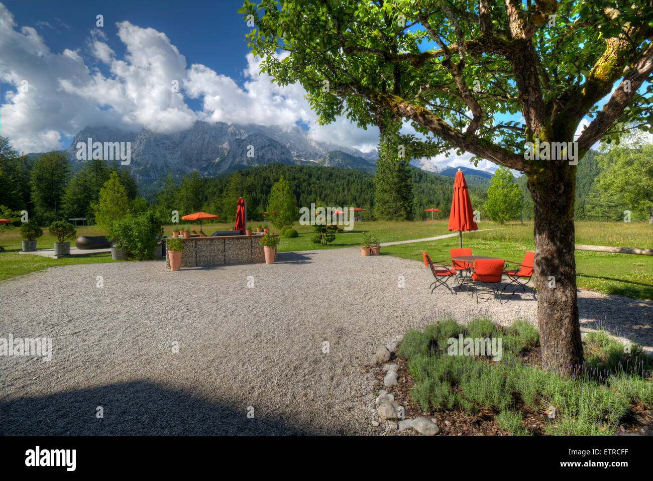 Elmau castle (Schloss Elmau), Upper Bavaria, Bavaria, Germany, Europe ...