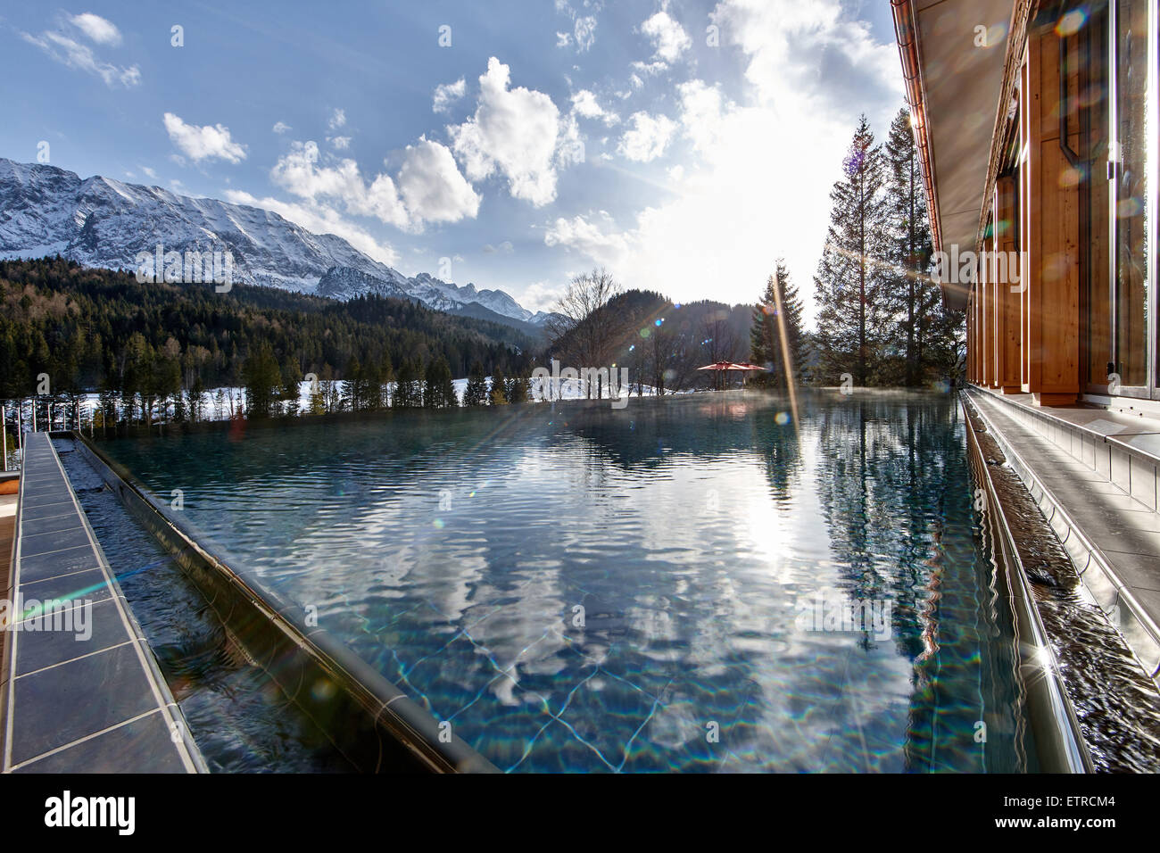 Elmau castle (Schloss Elmau) 'Retreat', outside view Stock Photo - Alamy