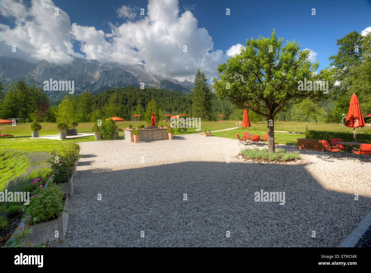 Elmau castle (Schloss Elmau), Upper Bavaria, Bavaria, Germany, Europe ...