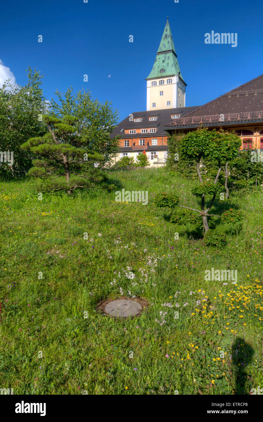 Elmau castle (Schloss Elmau), Upper Bavaria, Bavaria, Germany, Europe ...