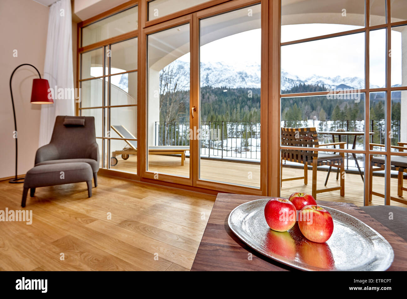Elmau castle (Schloss Elmau) 'Retreat', interior view Stock Photo - Alamy