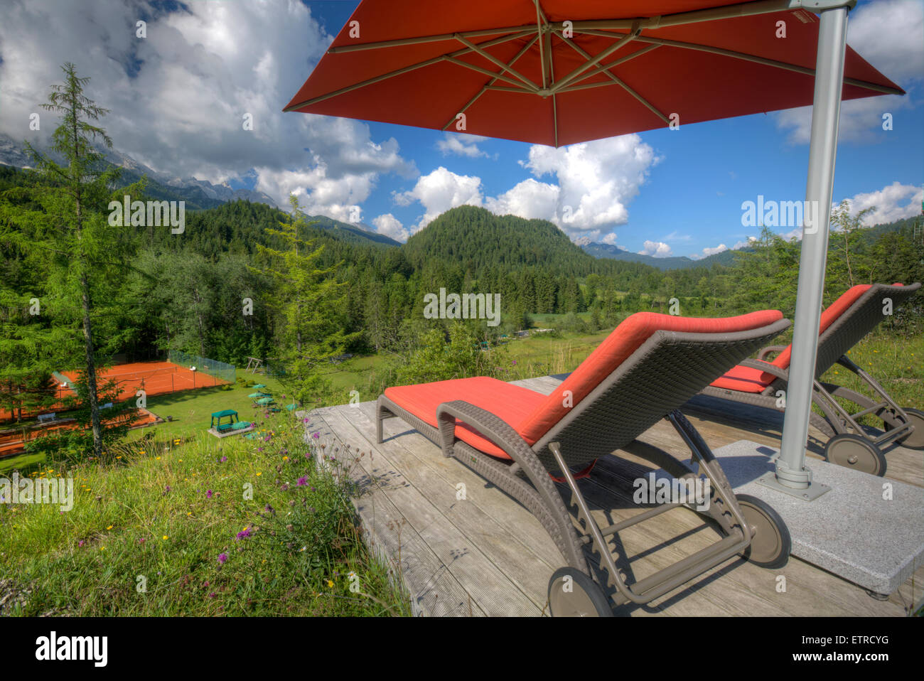 Elmau castle (Schloss Elmau), Upper Bavaria, Bavaria, Germany, Europe ...