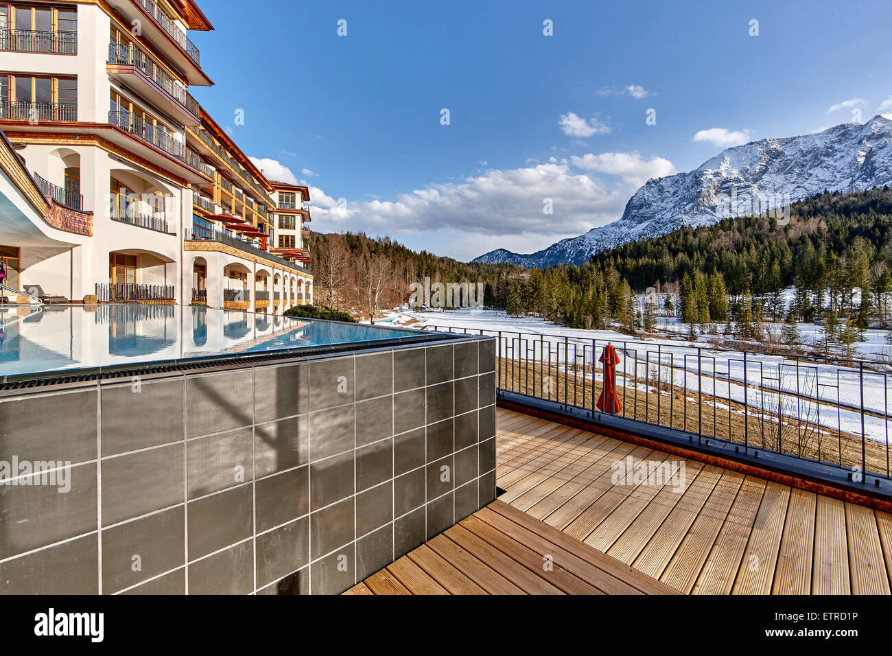 Elmau castle (Schloss Elmau) 'Retreat', outside view Stock Photo - Alamy