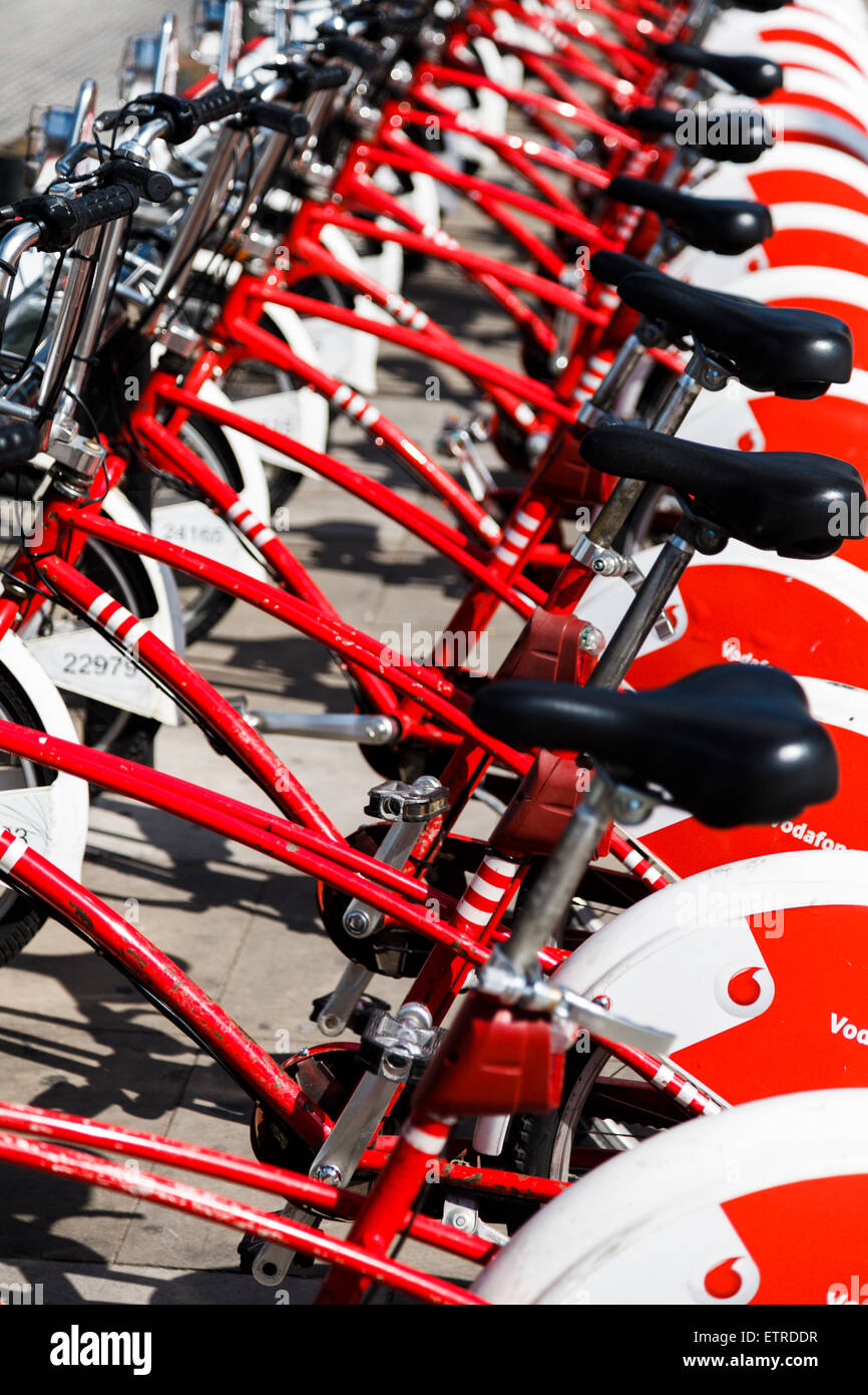 Bicycle rental location hi-res stock photography and images - Alamy