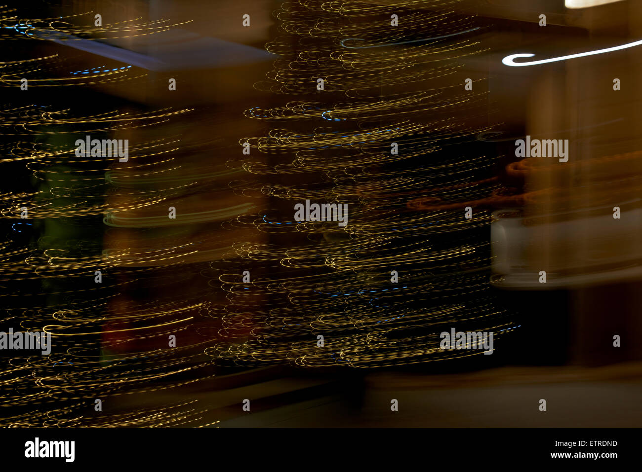 Lights in the night, abstract Stock Photo - Alamy