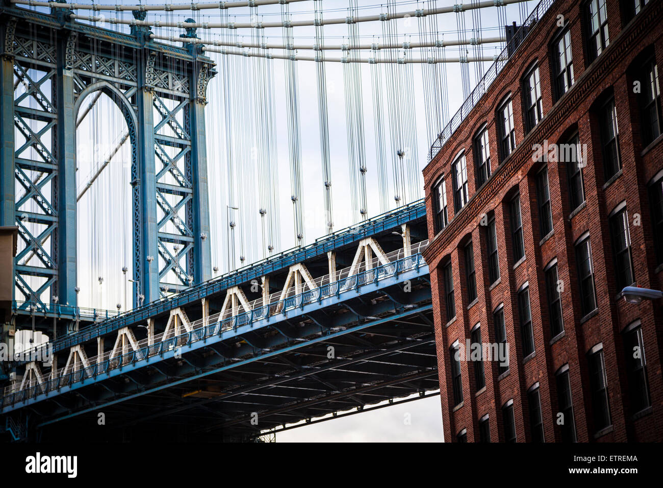 Manhattan Bridge, from Dumbo, Brooklyn Stock Photo - Alamy