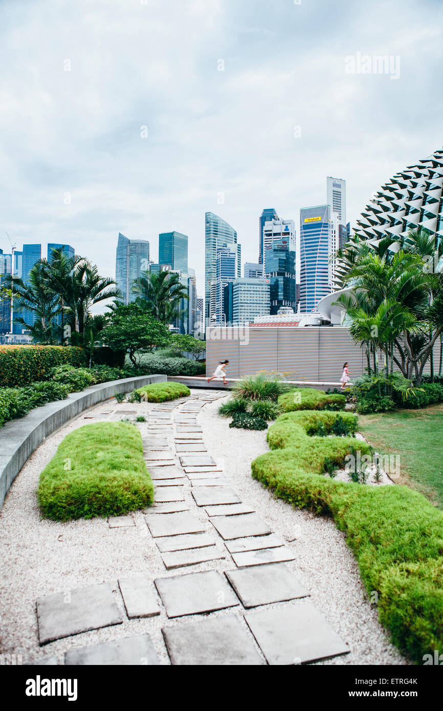 Esplanade roof terrace hi-res stock photography and images - Alamy
