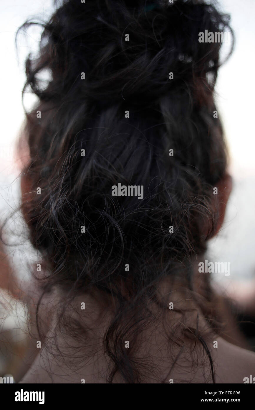 woman, head, hair, back view Stock Photo - Alamy