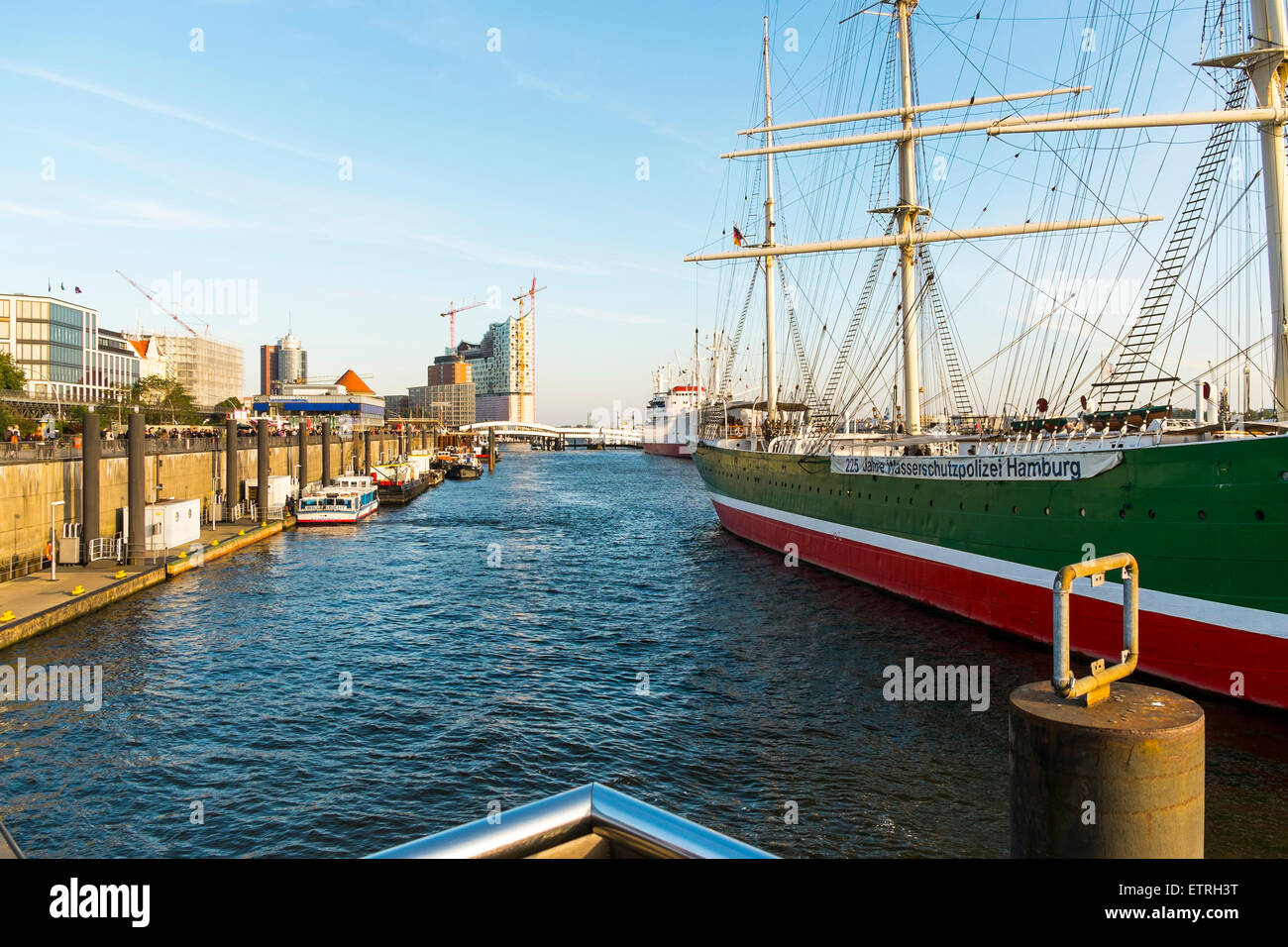 Rickmer Rickmers Museum Ship in Hamburg Harbor, Germany Stock Photo - Alamy