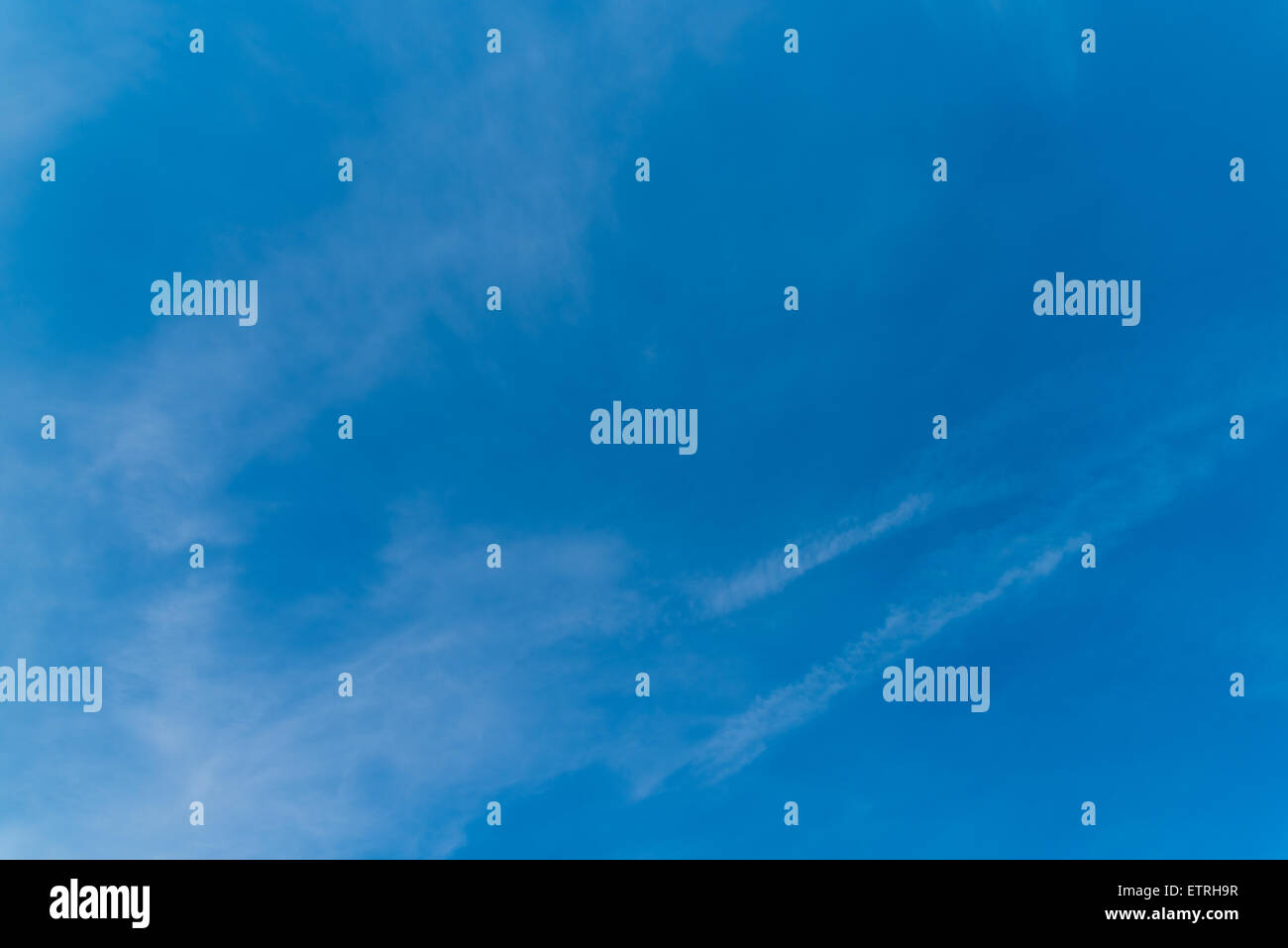 Clouds On Summer Blue Sky Stock Photo - Alamy