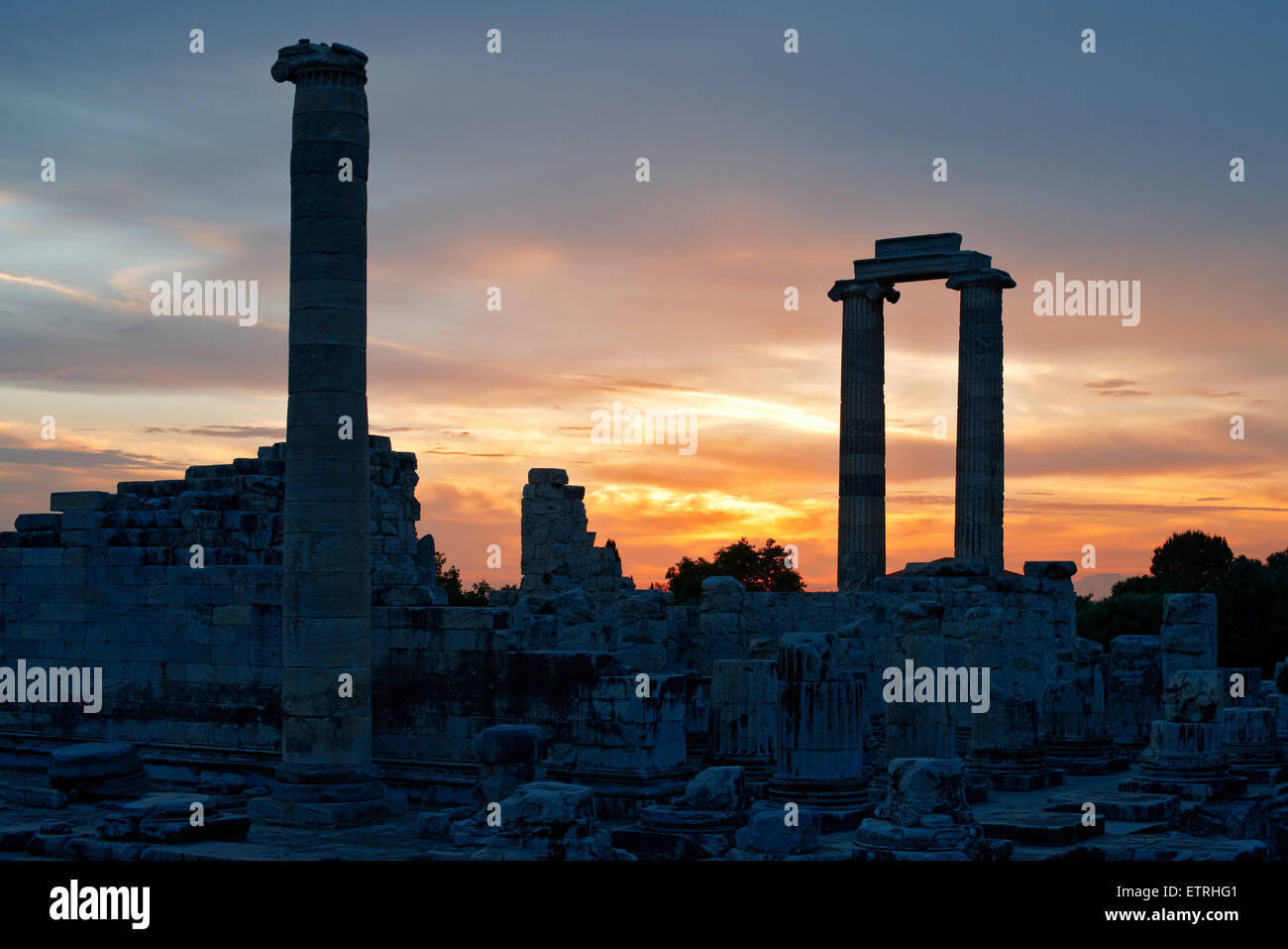 Didyma Apollo Temple, Turkey Stock Photo - Alamy