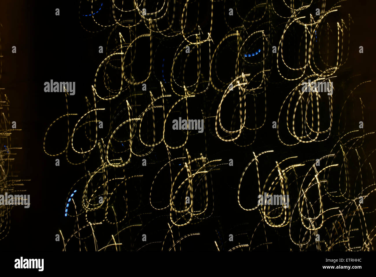 Lights in the night, abstract Stock Photo - Alamy