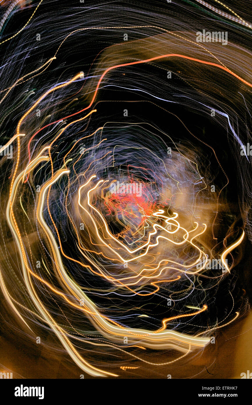 Lights in the night, abstract Stock Photo - Alamy